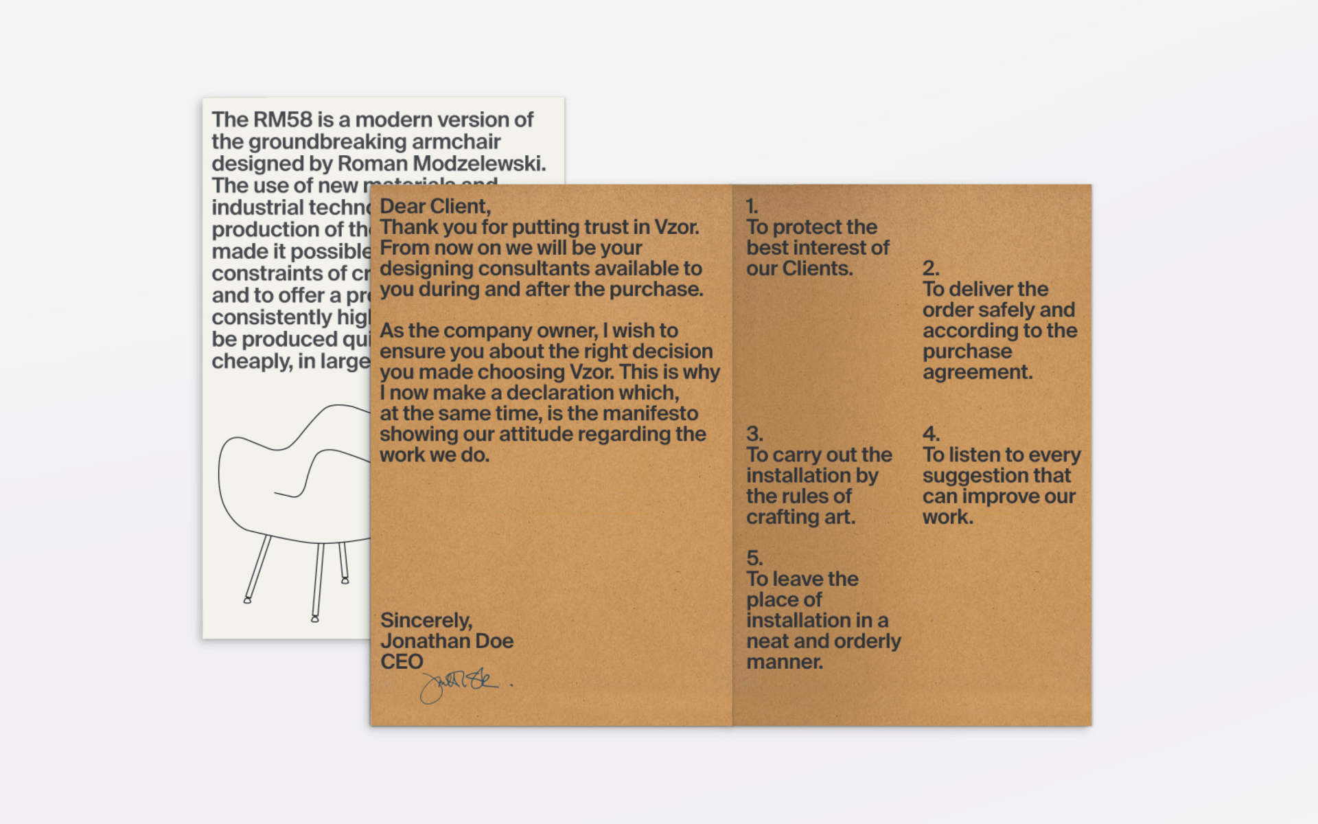 VZOR – branding of legends of Polish design. - Branding studio. Idea ...